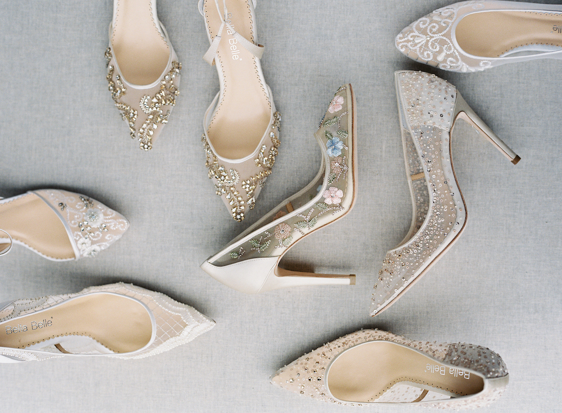Choosing the right types of footwear that compliment your bridal dress